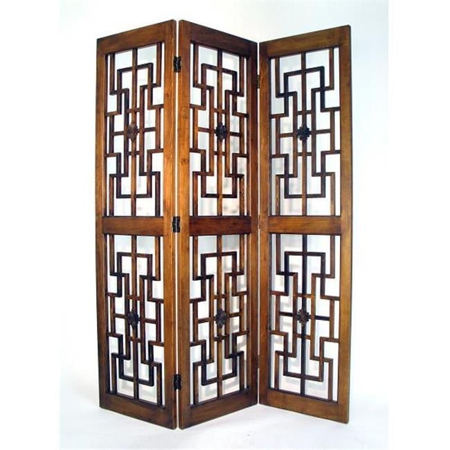 Wayborn Red Chamber Room Divider in Brown - Walmart.com