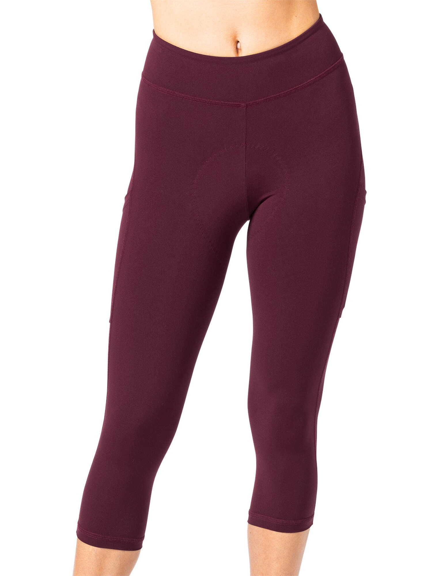 Terry Bike Pants Women Padded Wayfarer Cycling Capris Pants With ...