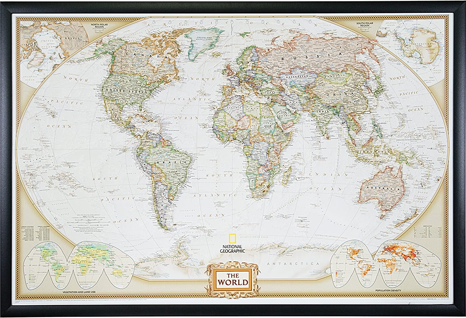 Wayfarer, Executive World Push Pin Travel Map - Walmart.com