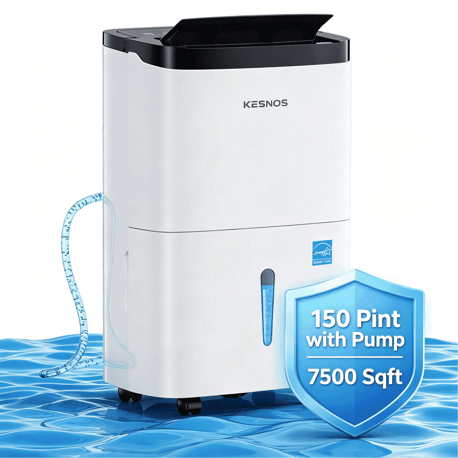 Waykar Fehom Energy Star 50 Pints Dehumidifier for Home and Basement ...