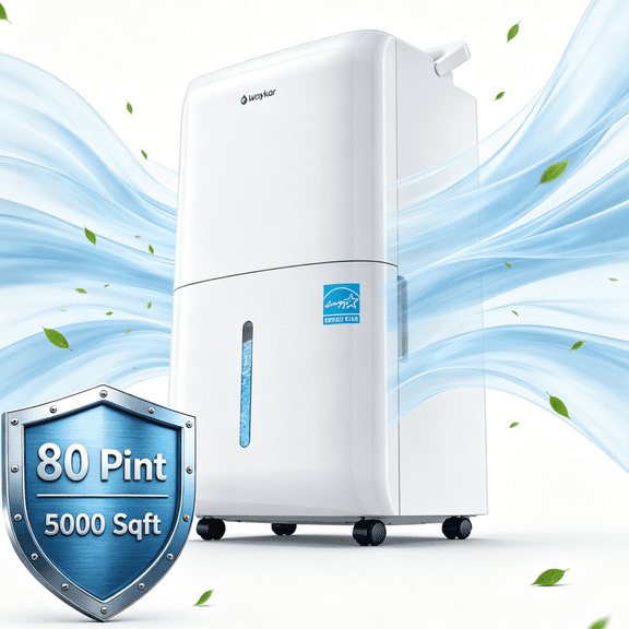 Waykar 16 Pint Dehumidifier, Energy Star 2025, Up to 1,500 Sq. Ft ...