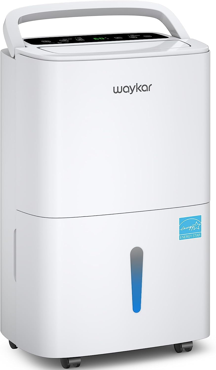 Waykar 80 Pints Dehumidifier for Home, Basements, Large Rooms up to ...