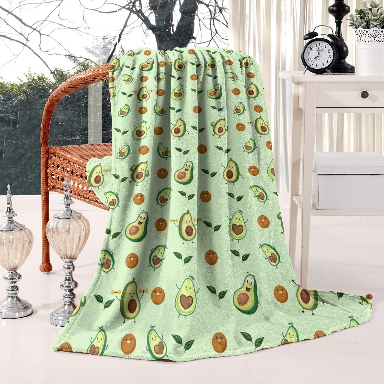 Waykingo Soft Avocado Flannel Throw, 50” x 60” - Walmart.com