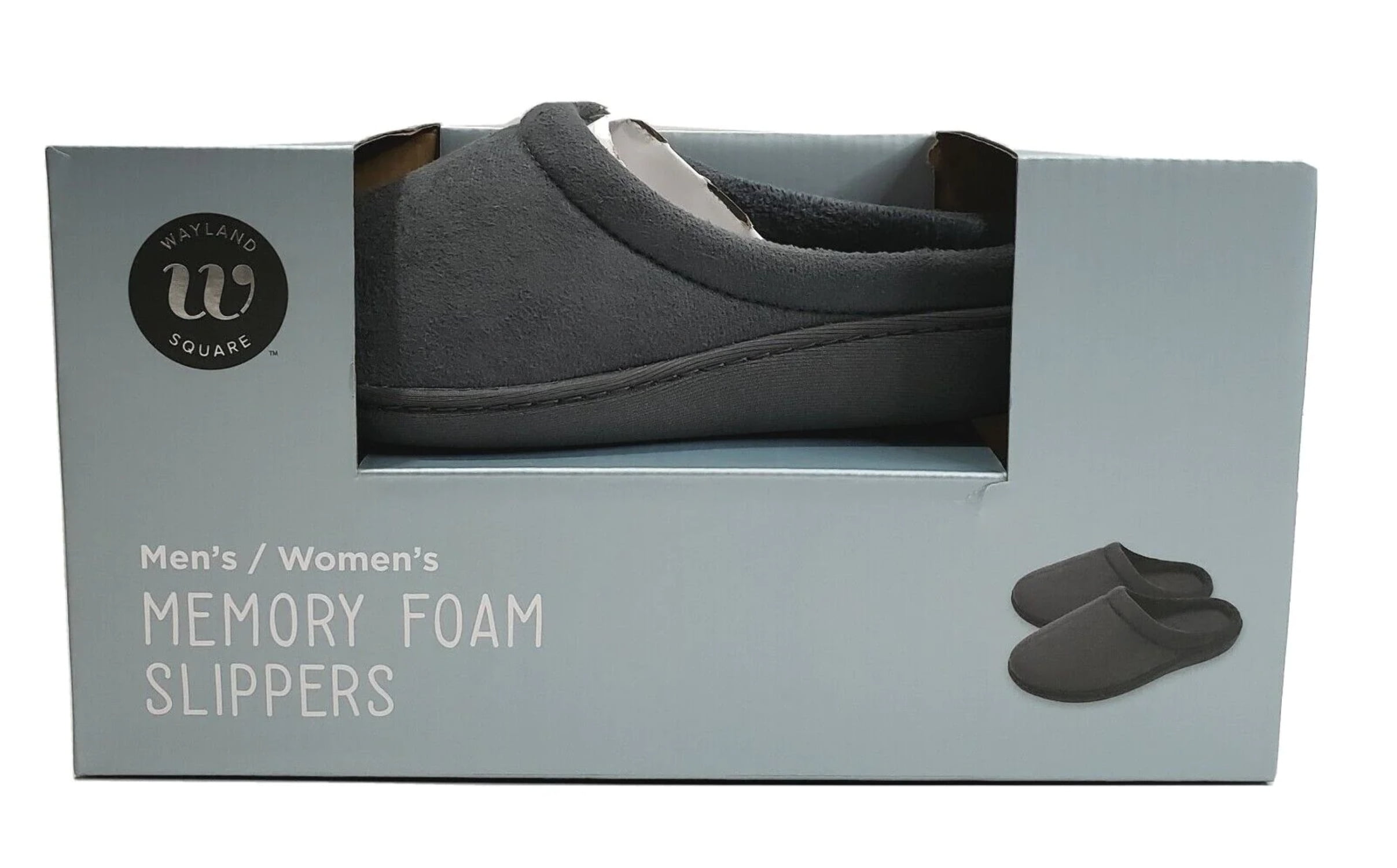 Wayland Square Unisex Memory Foam Slippers Size S-Men 6-7, Women 8-9 ...