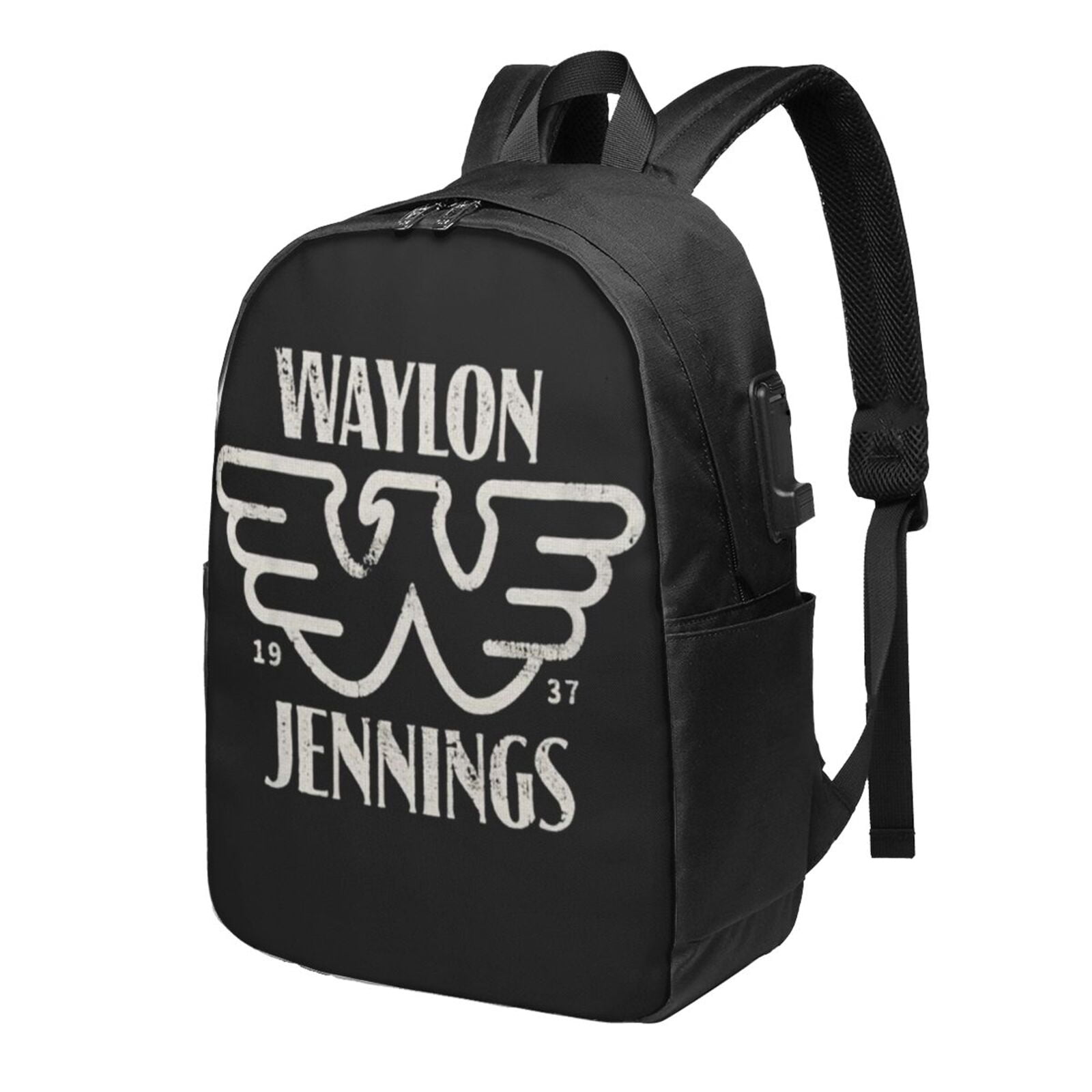 Waylon Jennings Backpack Fashion Travel Backpack Laptop Backpack 17 ...