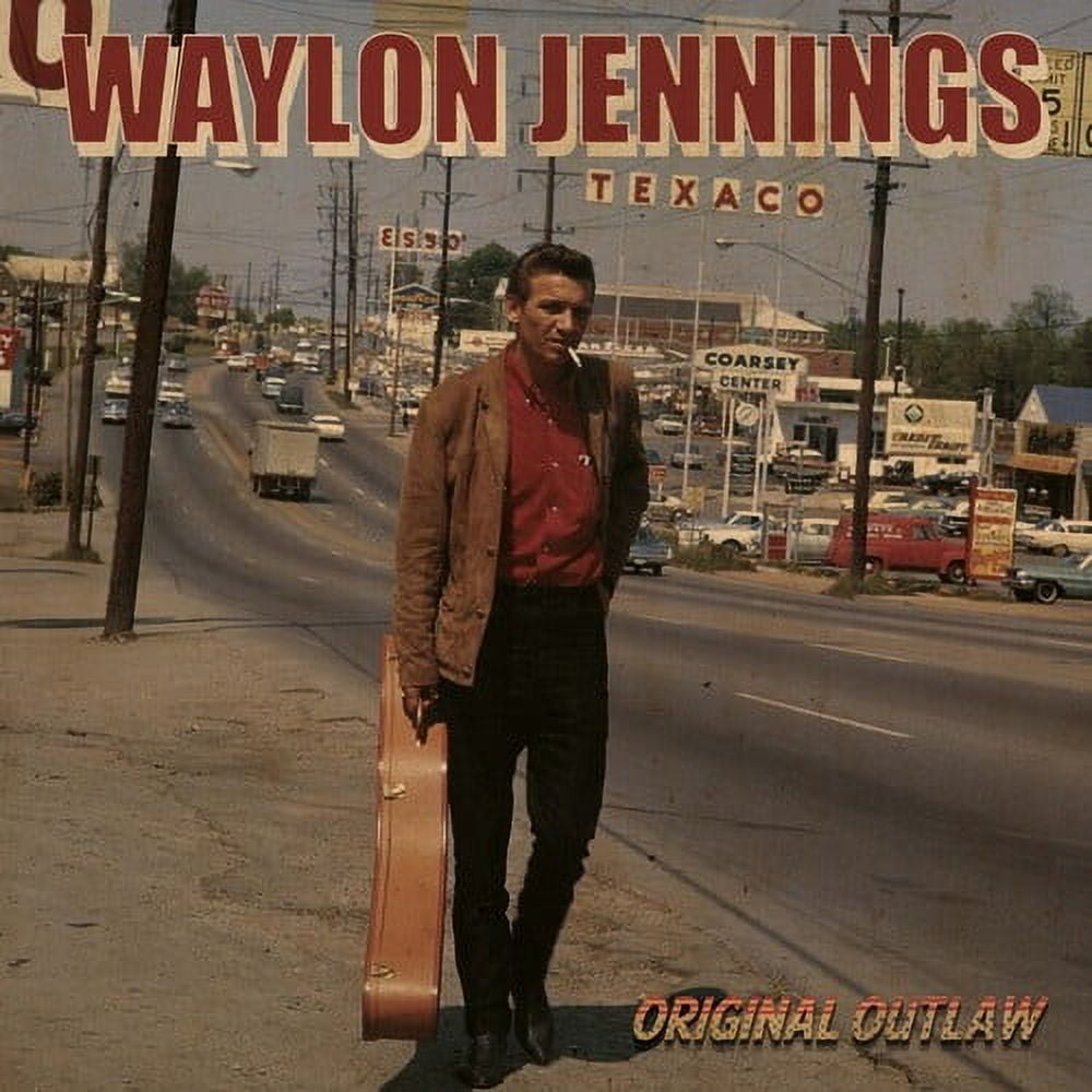 Waylon Jennings - Original Outlaw - Red/gold Splatter - Country - Vinyl ...