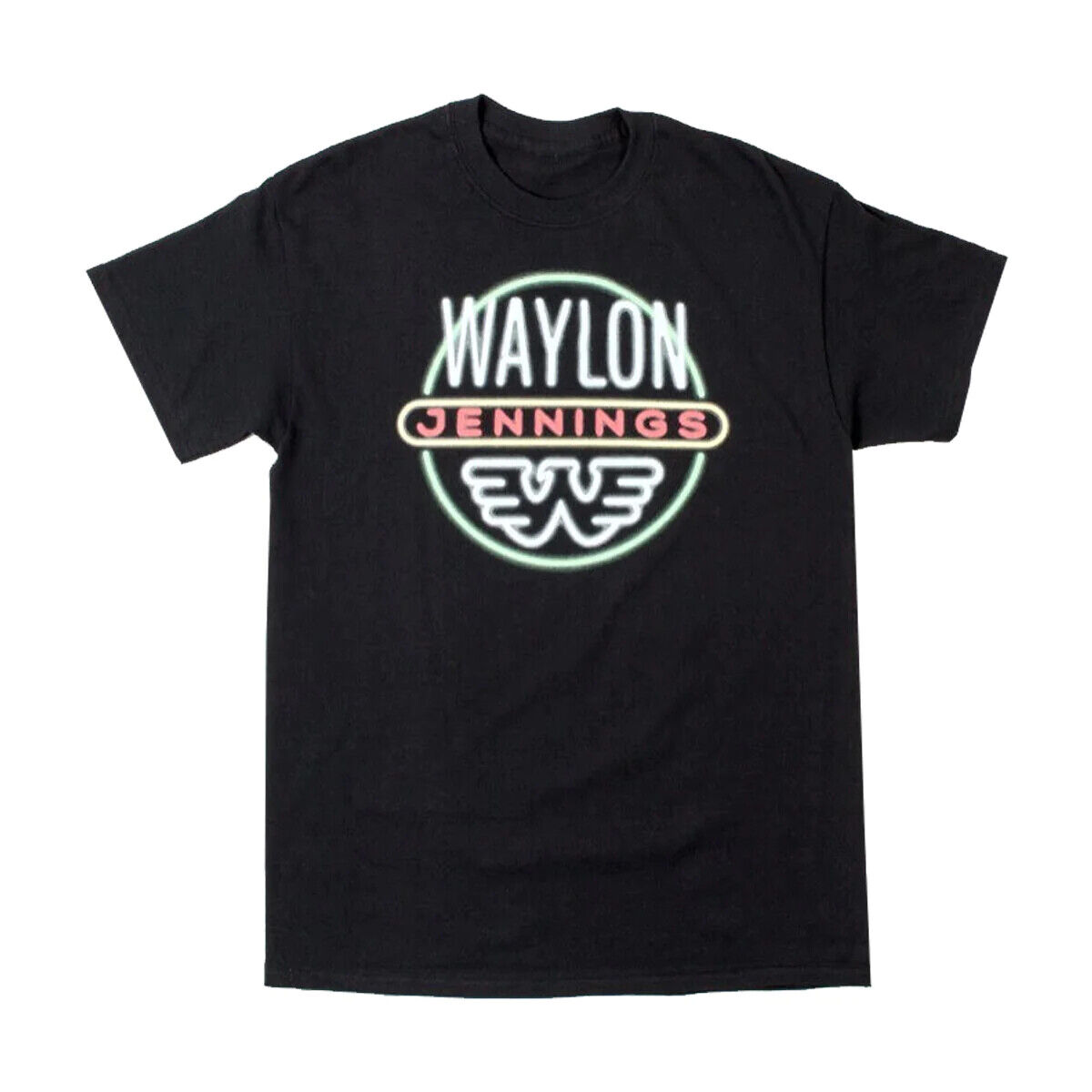 Waylon Jennings T-shirt - Officially Licensed Neon Sign - New - Band ...