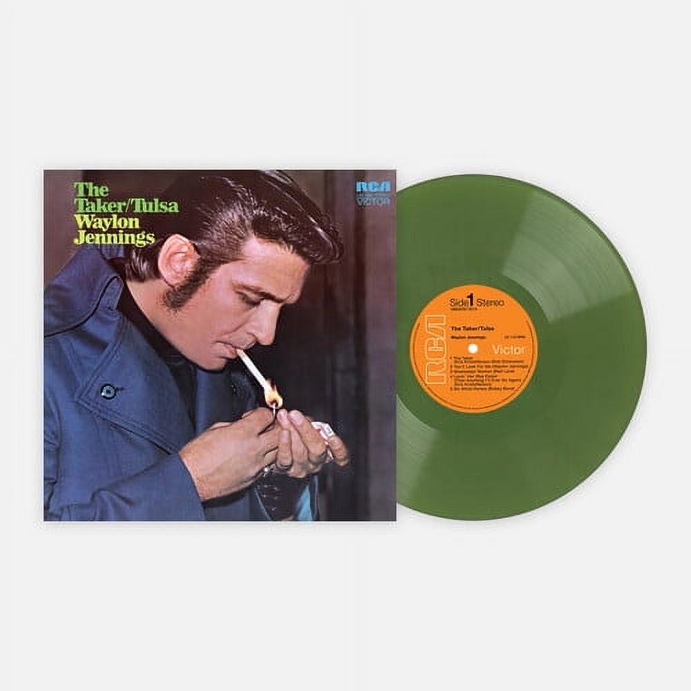 Waylon Jennings - Taker/Tulsa - 180-Gram Green Colored Vinyl - Music ...