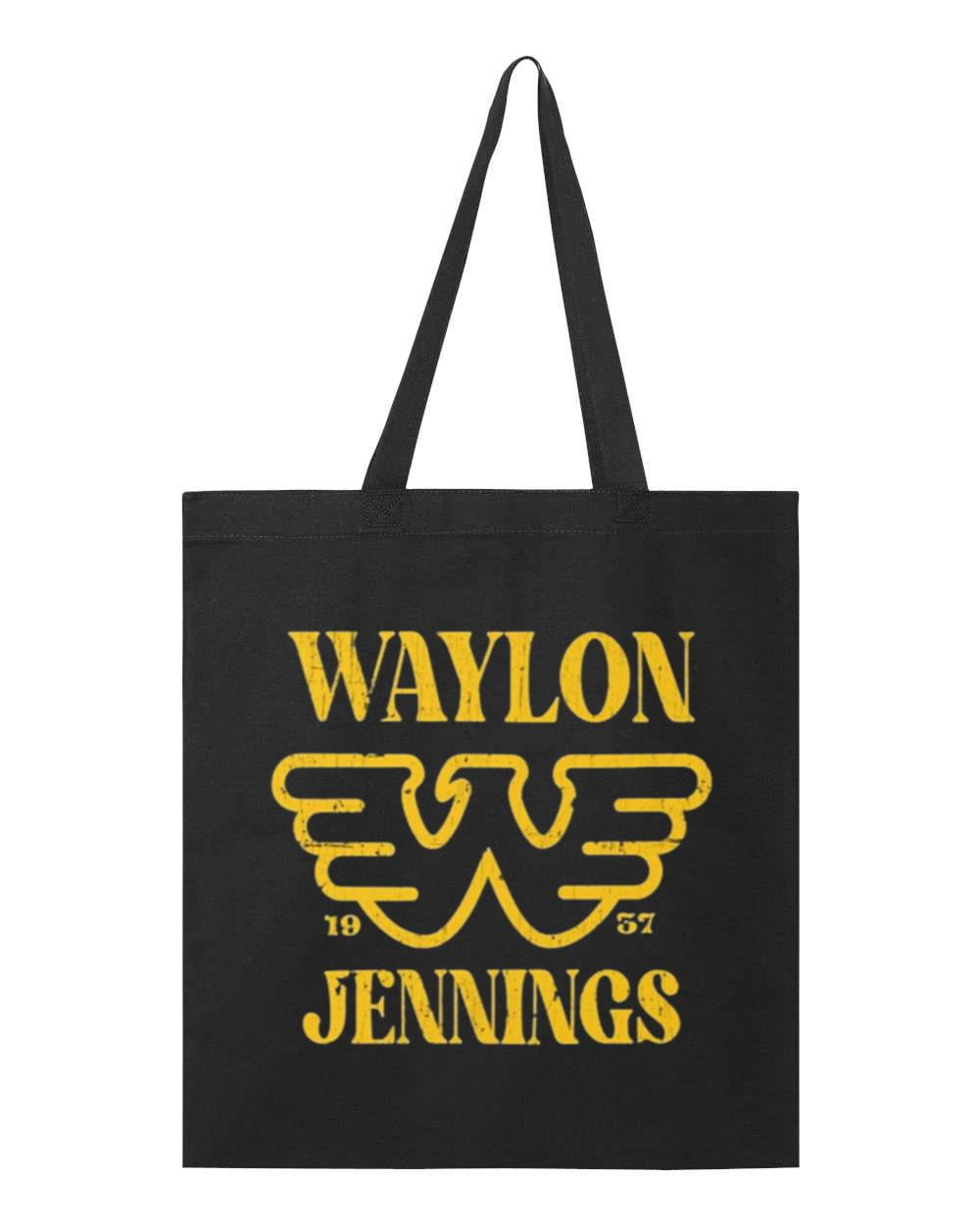 Waylon Jennings Tote Bag Legends Never Die Tribute Style - Walmart.com