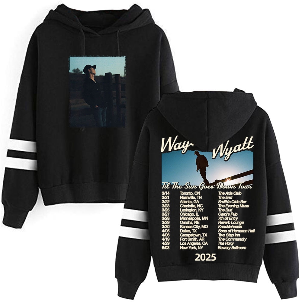 Waylon Wyatt Hoodies Til The Sun Goes Down Tour Merch Pocketless ...