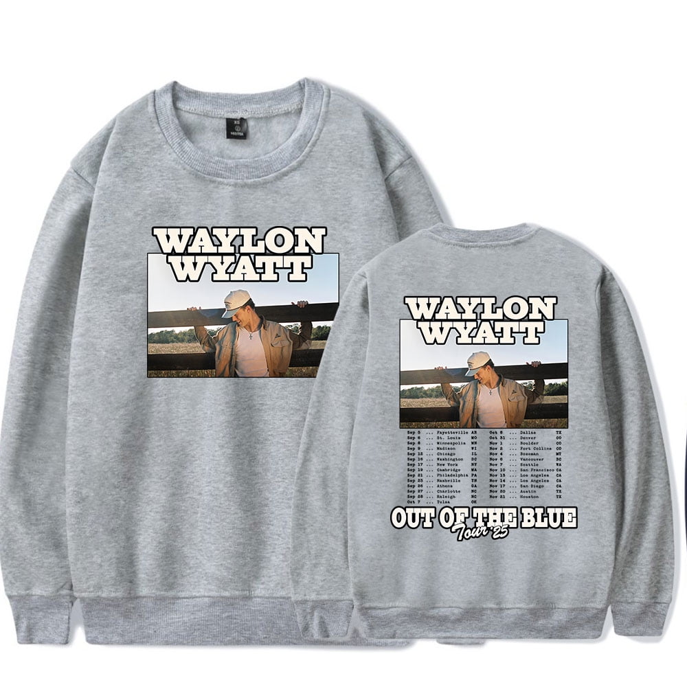 Waylon Wyatt Out Of The Blue Tour Merch Long Sleeve Crewneck Sweatshirt ...
