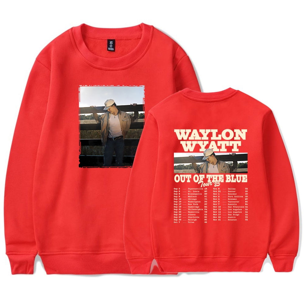 Waylon Wyatt Out of The Blue Tour 2025 Sweatshirt Women Men Casual ...