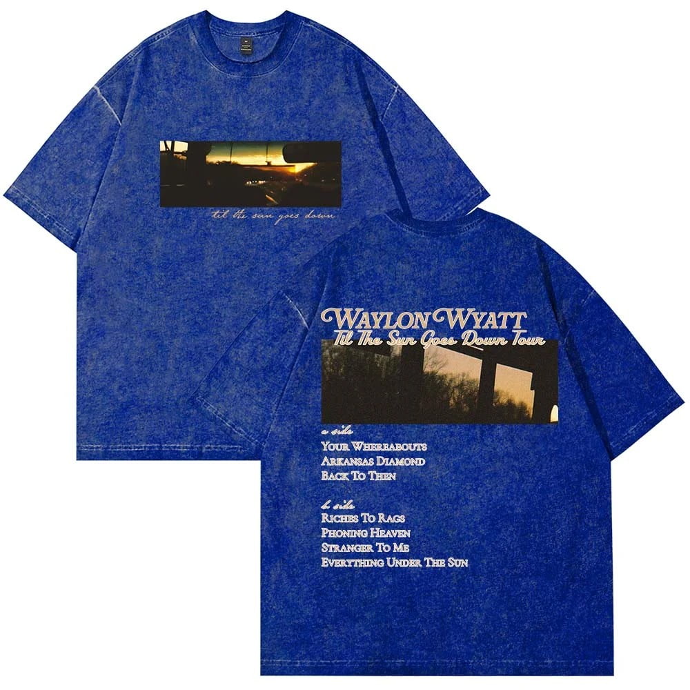 Waylon Wyatt Til The Sun Goes Down 2025 Tour Unisex Short Sleeve ...
