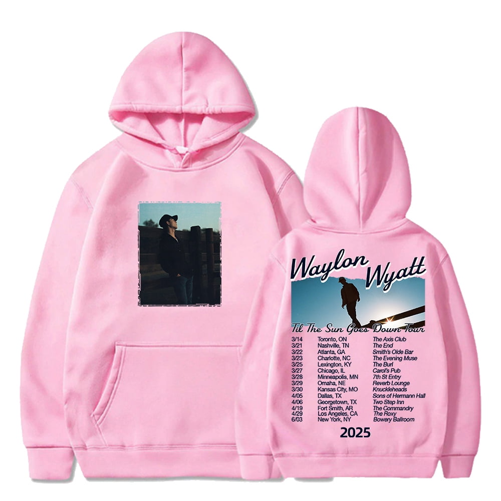 Waylon Wyatt Til The Sun Goes Down Tour 2025 Hoodie Long Sleeve ...