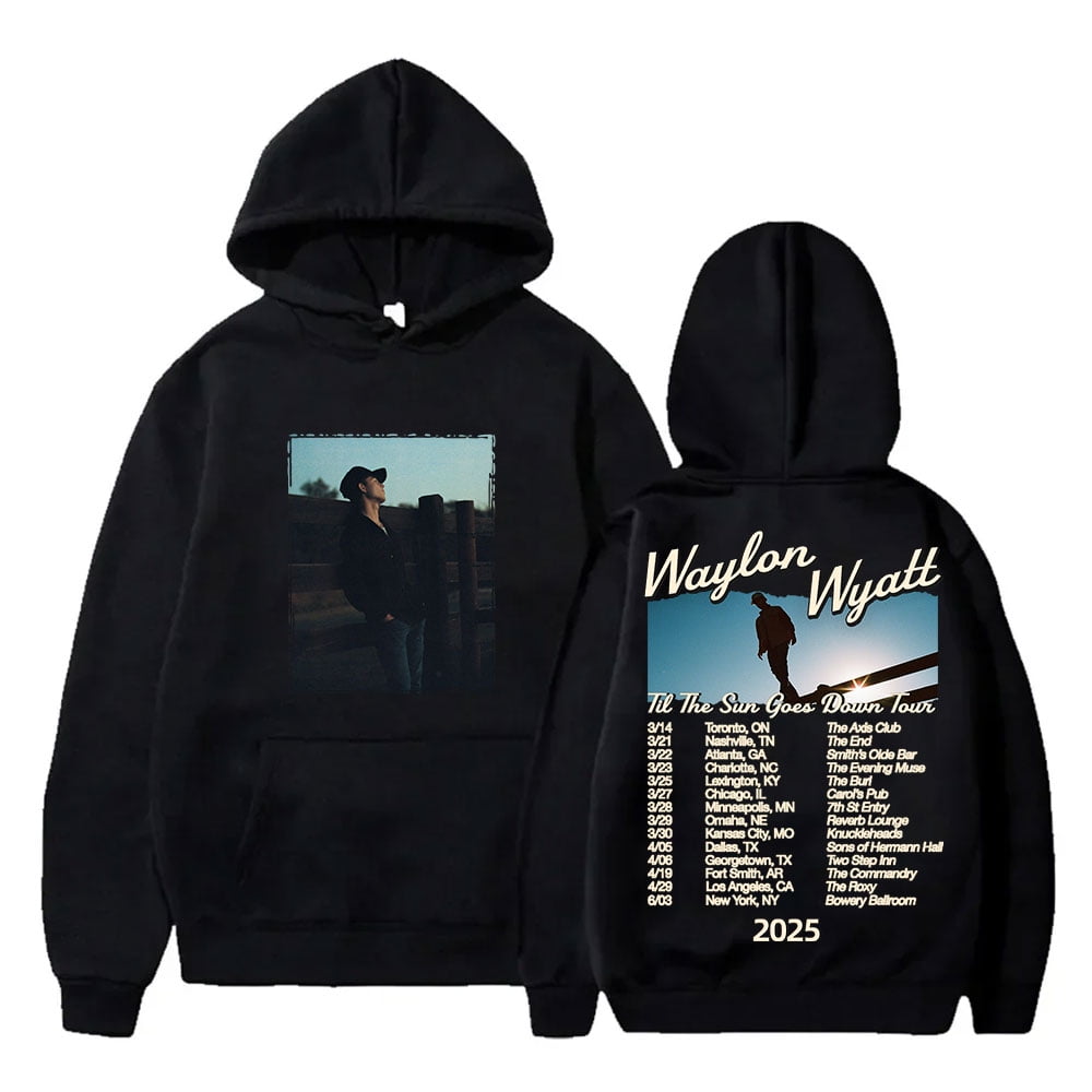 Waylon Wyatt Til The Sun Goes Down Tour 2025 Merch Hoodies Cosplay ...