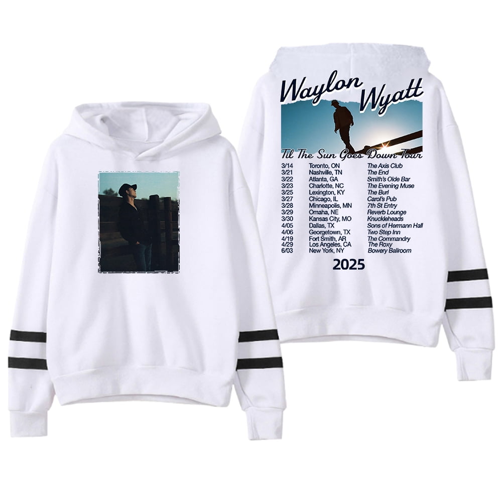 Waylon Wyatt Til The Sun Goes Down Tour Hoodie Women Men Pocketless ...