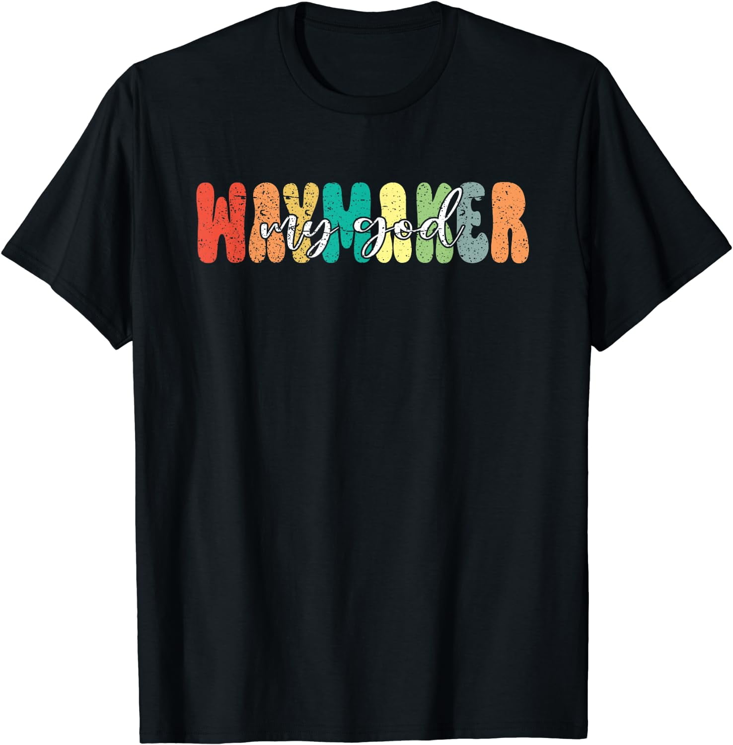 Waymaker Bible Verse Religious Christ Jesus Church Proverb T-Shirt ...