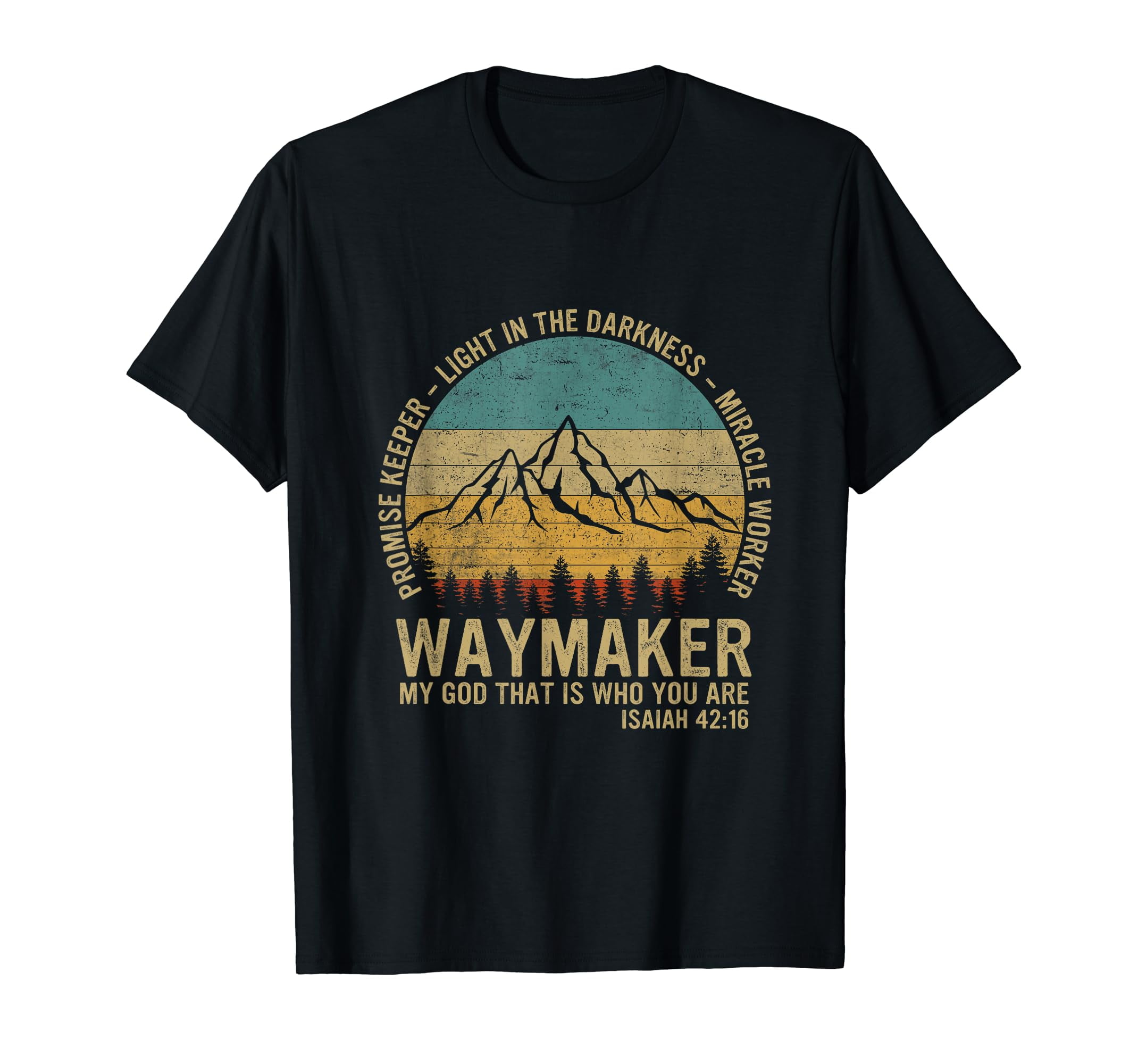 Waymaker Miracle Worker Promise Keeper Christian Vintage Casual Vintage ...