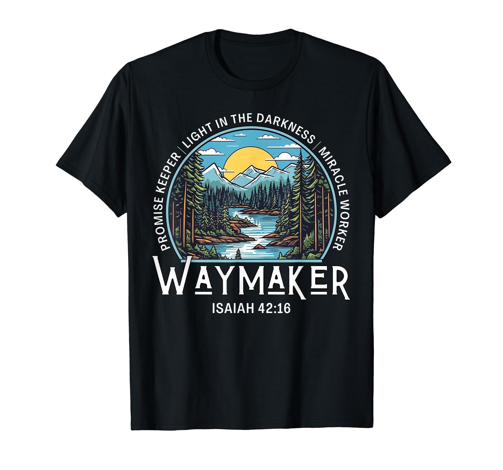 Waymaker Promise Keeper Miracle Worker Christian Bible Verse T-Shirt ...