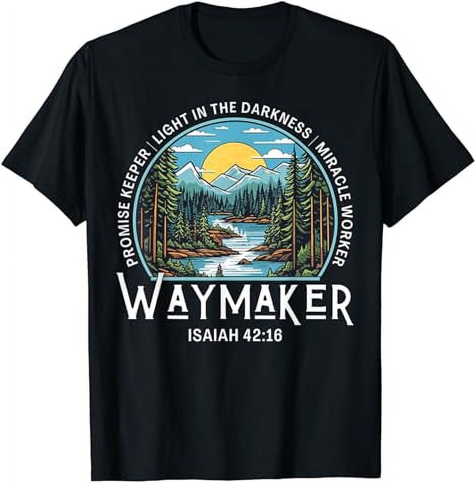 Waymaker Promise Keeper Miracle Worker Christian Bible Verse T-Shirt ...