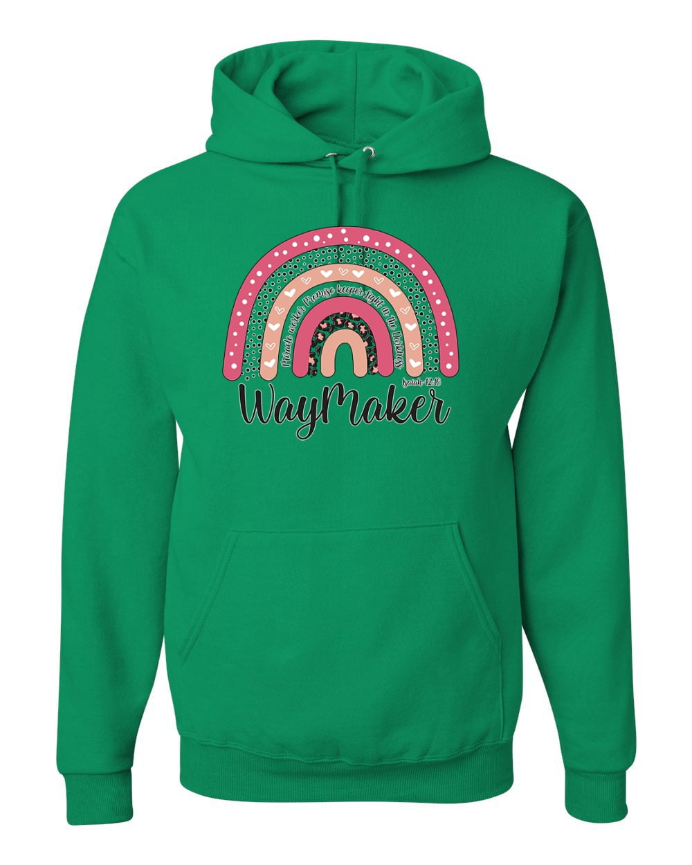 Waymaker Rainbow Inspirational/Christian Unisex Graphic Hoodie ...