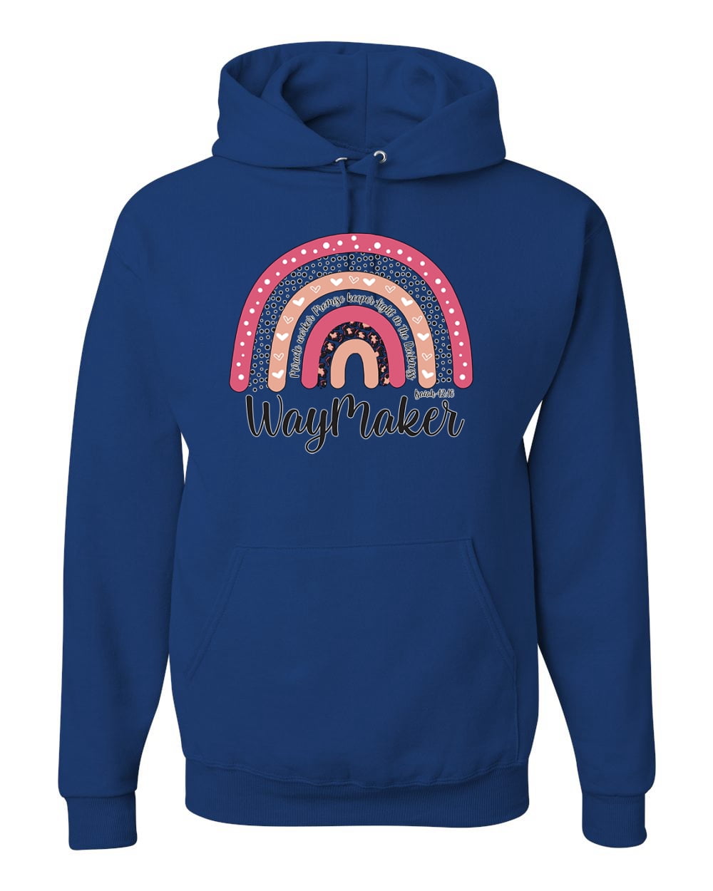 Waymaker Rainbow Inspirational/Christian Unisex Graphic Hoodie ...