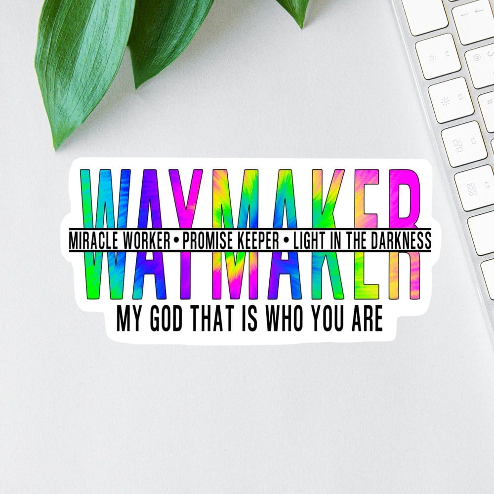 Waymaker Sticker, Bible Sticker, Bible Journal Stickers Phone Decal ...