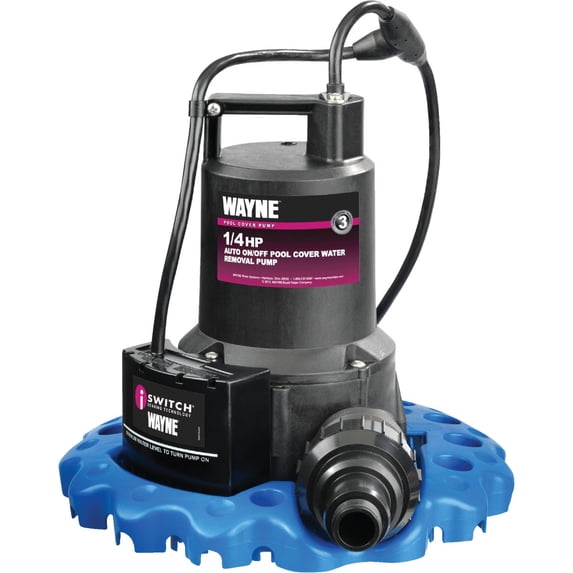 WAYNE WAPC250 1/4 HP Reinforced Thermoplastic Pool Cover Pump - Walmart.com