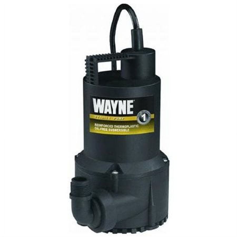 Wayne 1/6 HP Submersible Continuous-Duty Utility Pump RUP160 - Walmart.com