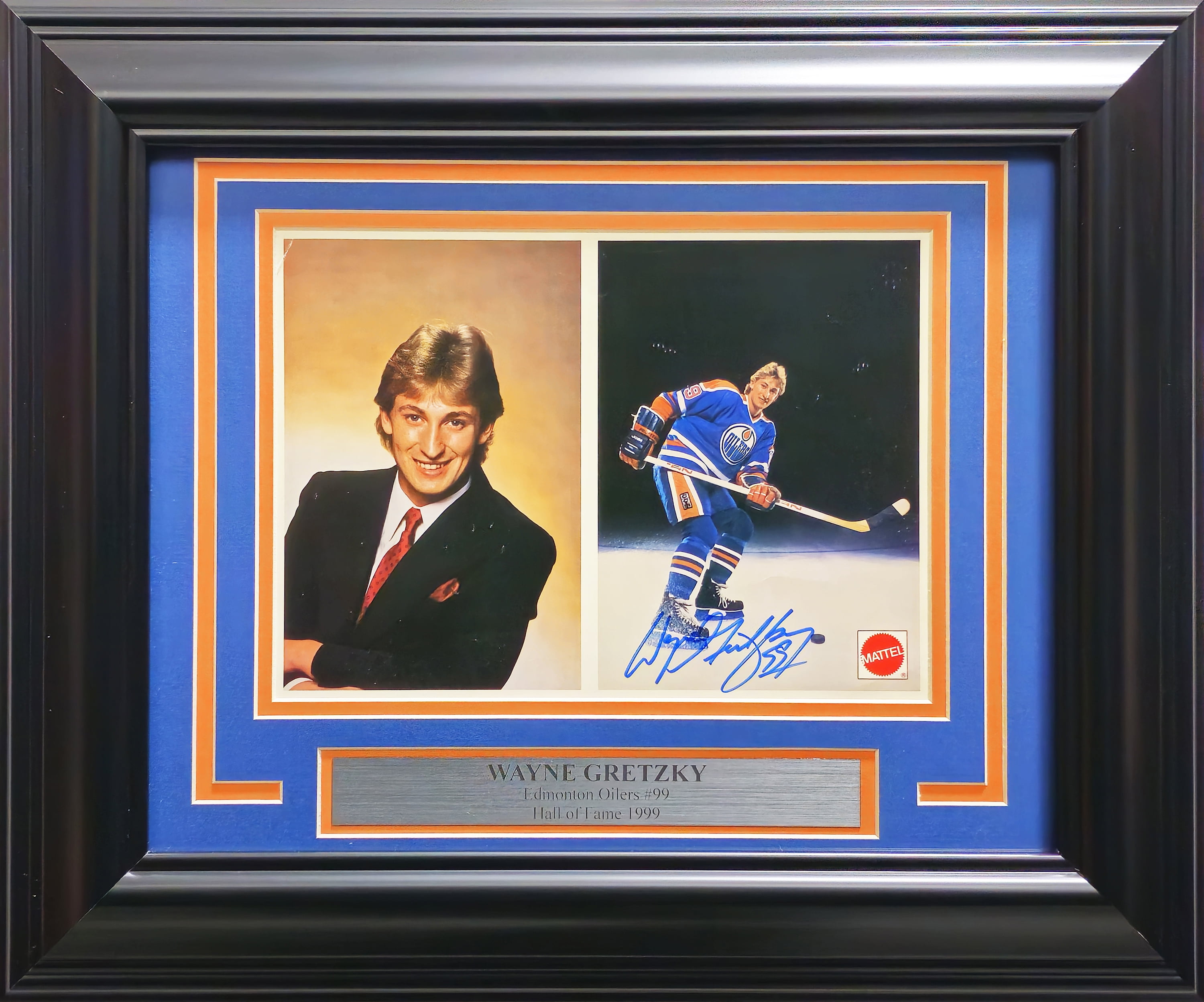 Wayne Gretzky Autographed Framed 8x10 Photo Edmonton Oilers Beckett BAS ...