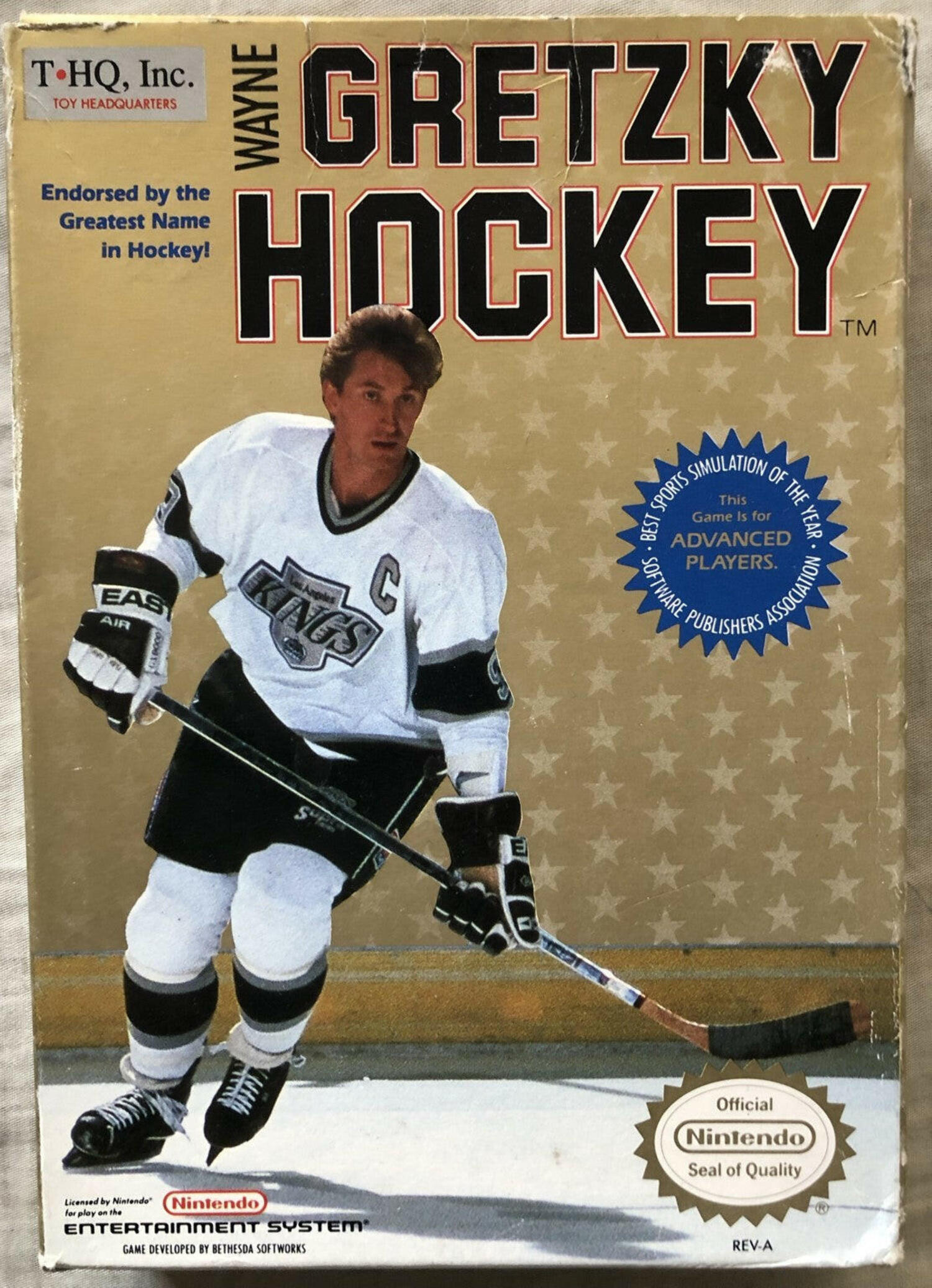 Wayne Gretzky Hockey Nintendo NES 1990 video game with original box ...