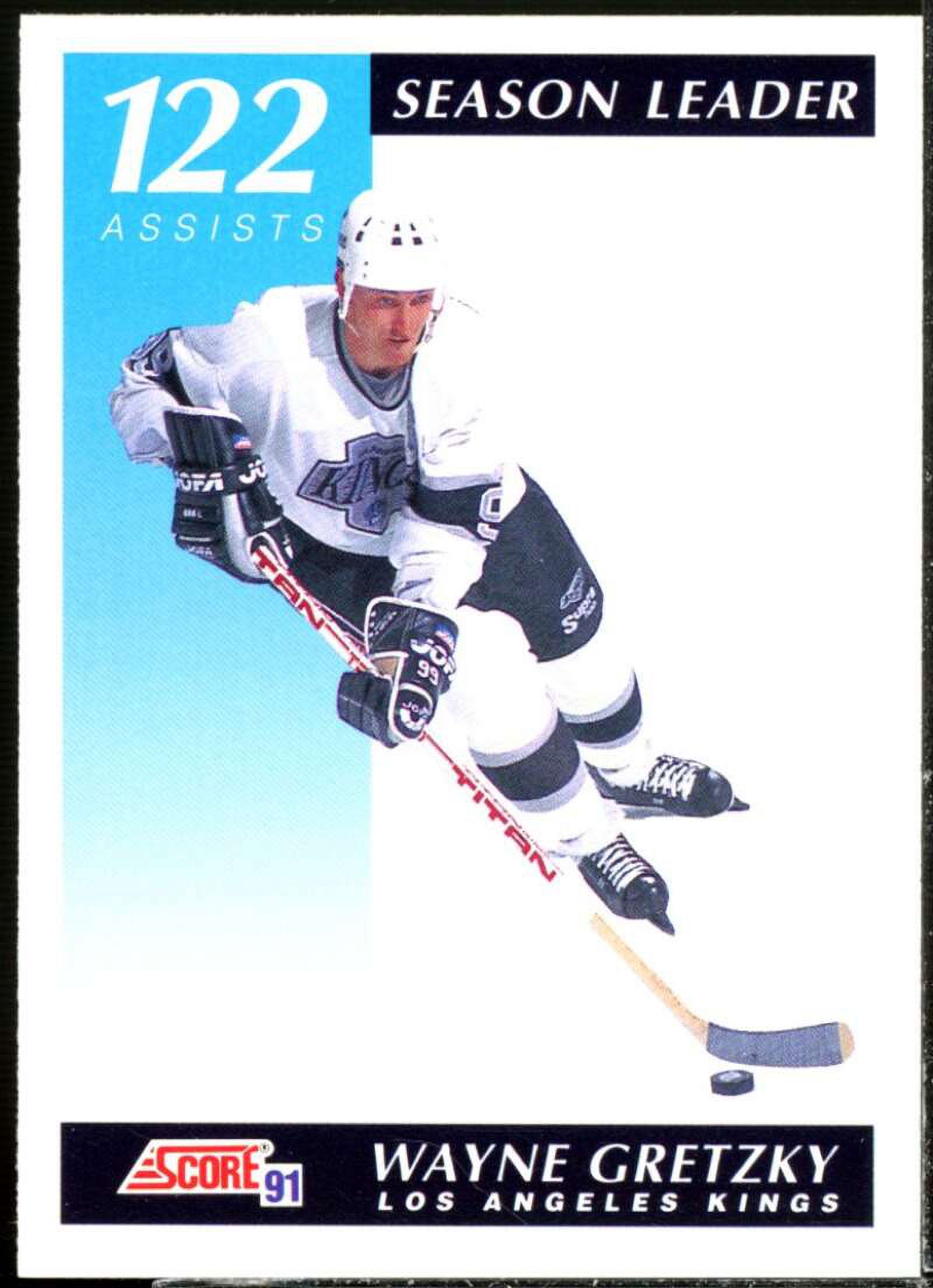 Wayne Gretzky SL Card 1991-92 Score American #405 - Walmart.com