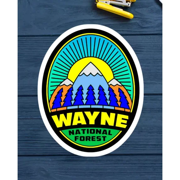 Wayne National Forest Decal Sticker Ohio Sticker Phone Decal Water ...