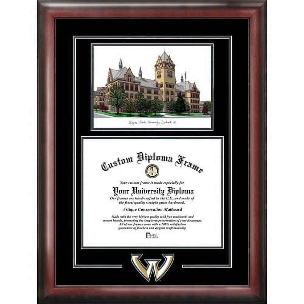 Wayne State University 8" x 10" Spirit Graduate Diploma Frame - Walmart.com