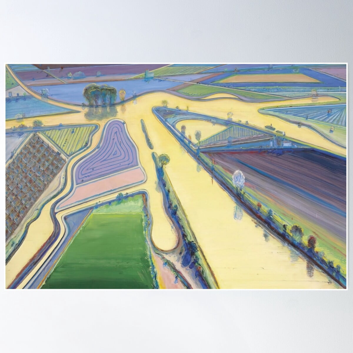 Wayne Thiebaud Poster Wall Art, Modern Wall Decor For Living Room ...
