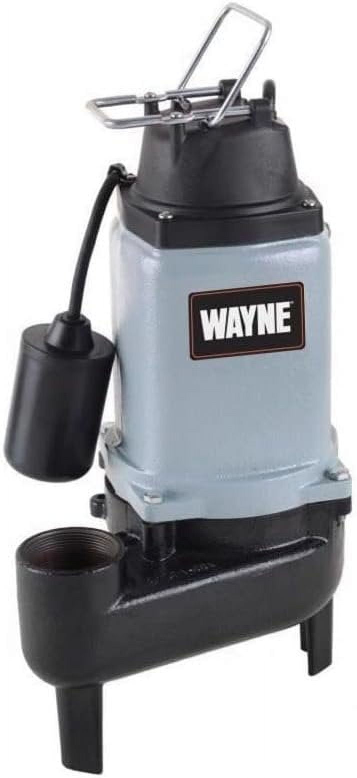 Wayne WCS50T Cast Iron Sewage Pump with Tether Float Switch - Walmart.com
