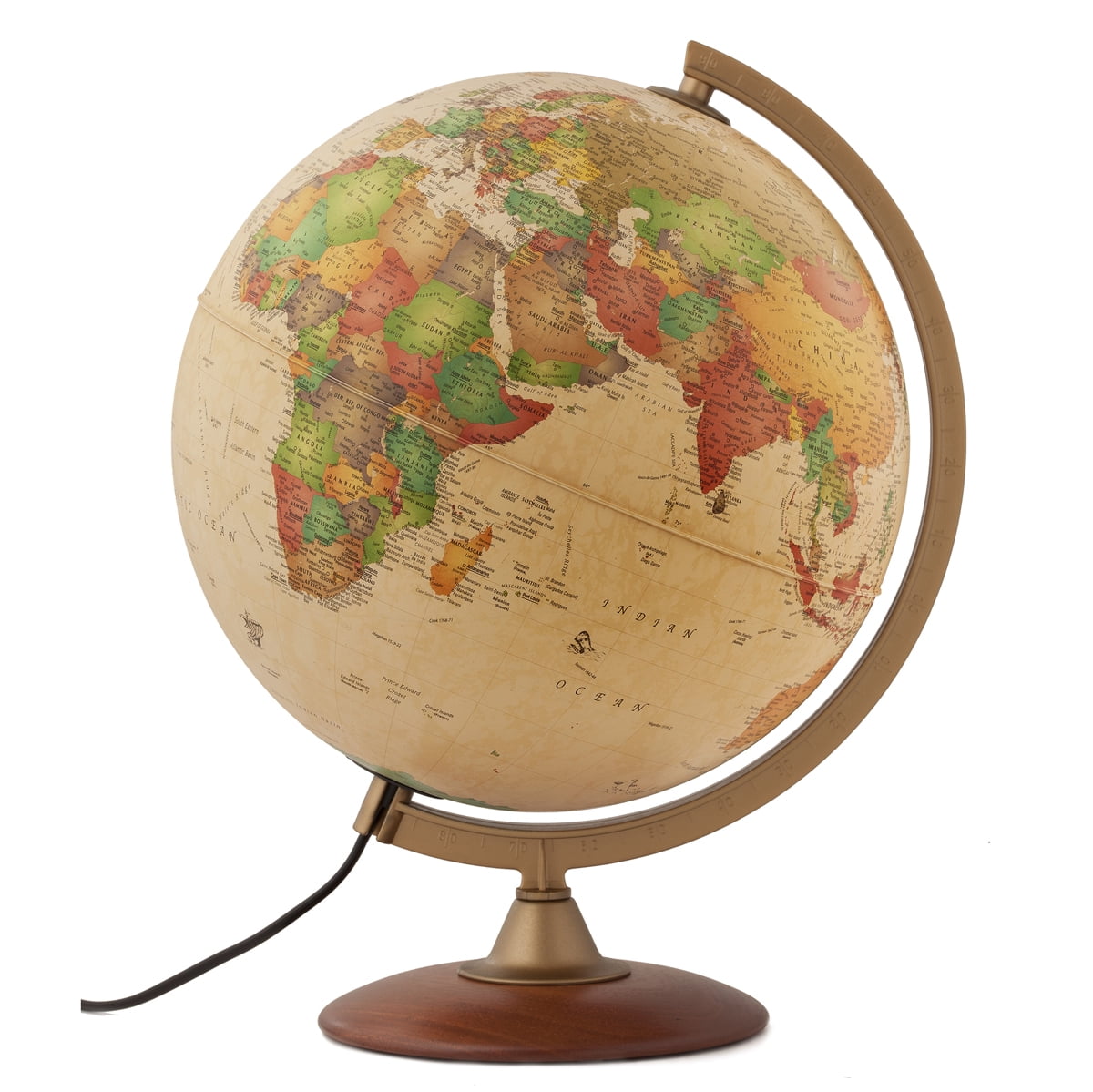 Waypoint Geographic Journey Globe 12-inch Diameter Illuminated Desk ...
