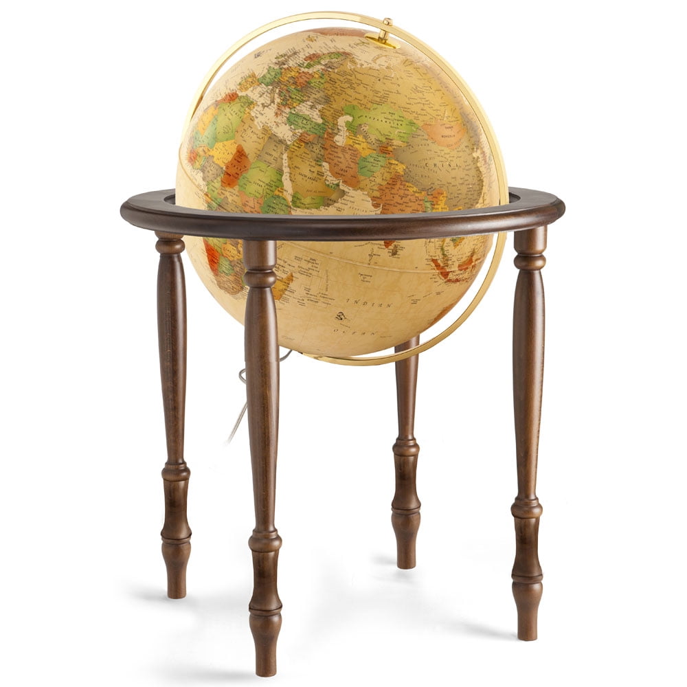 Waypoint Geographic Valencia Globe, 20” Illuminated Decorative Globe ...