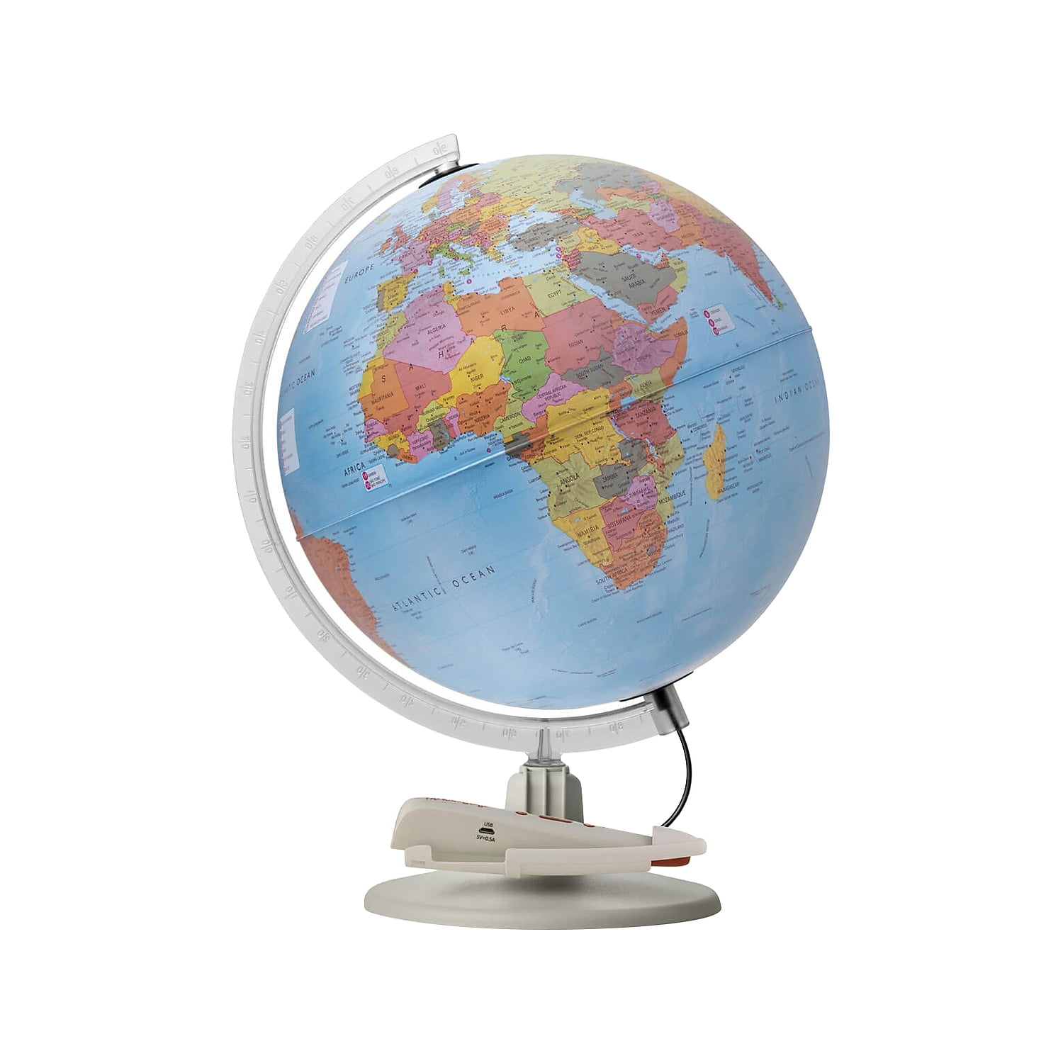 WaypointGeographic Parlamondo 12" Interactive Talking Globe for Adults ...
