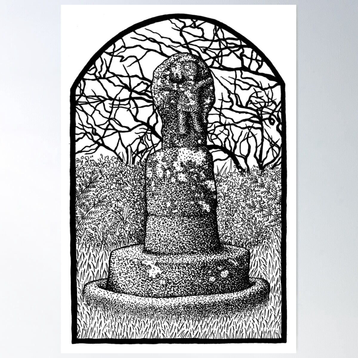 Wayside Cross By Gemma Gary Poster Wall Art, Modern Wall Decor For ...