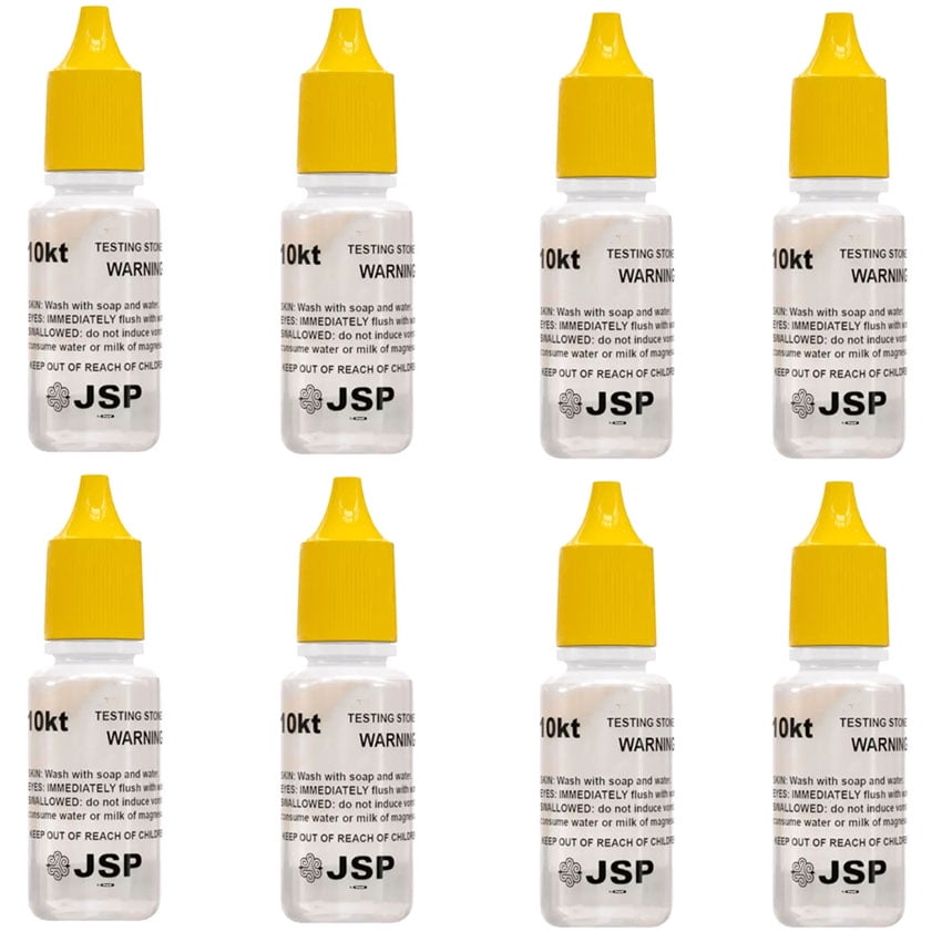 Karat Determination Acid Bottles Waytest 10K Gold Testing Solution Kit ...