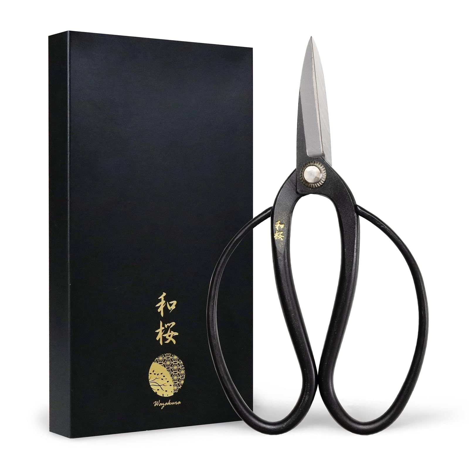 Wazakura Yasugi Steel Made in Japan Traditional Bonsai Scissors 7 inch ...