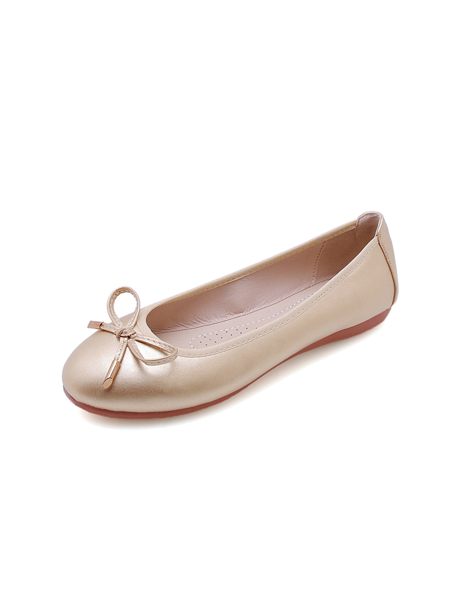 Wazshop Womens Ballet Ballerina Dolly Pumps Ladies Flat Slip On Loafers ...
