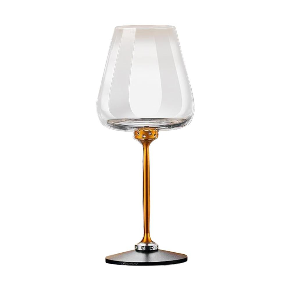 Wbxfbo Rotating Red Wine Glass With Yellow Rod Rotating Red Wine Glass ...