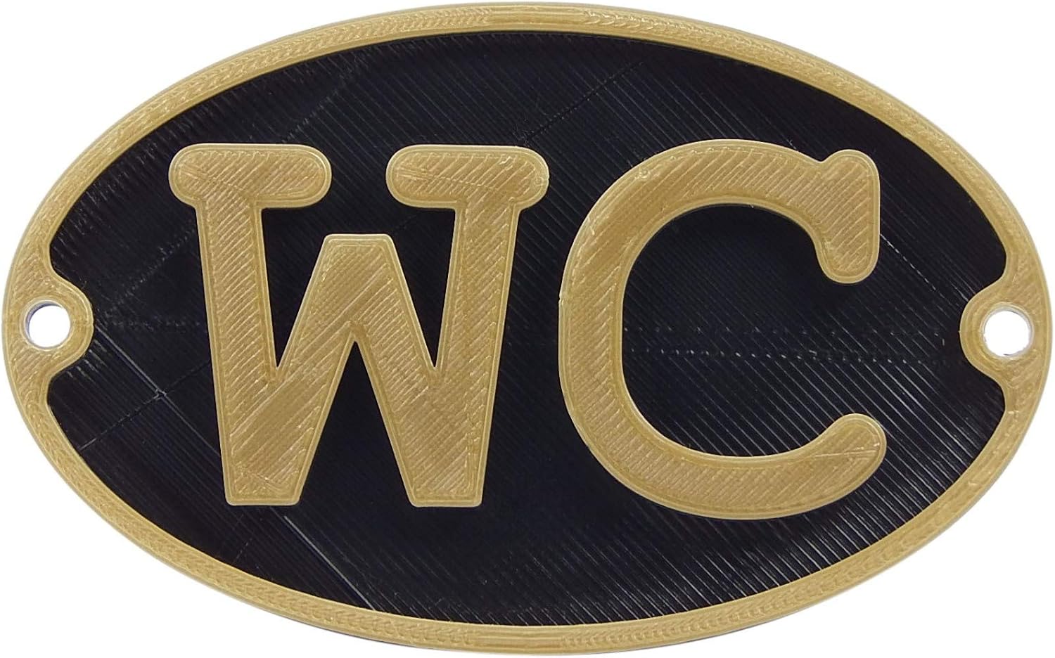 Wc Water Closet Toilet Bathroom Restroom Washroom Powder Room Door Sign ...