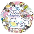 Wdaidj 10/30/50PCs mixed Hello Kitty My Melody Kuromi cinnamon sticker ...