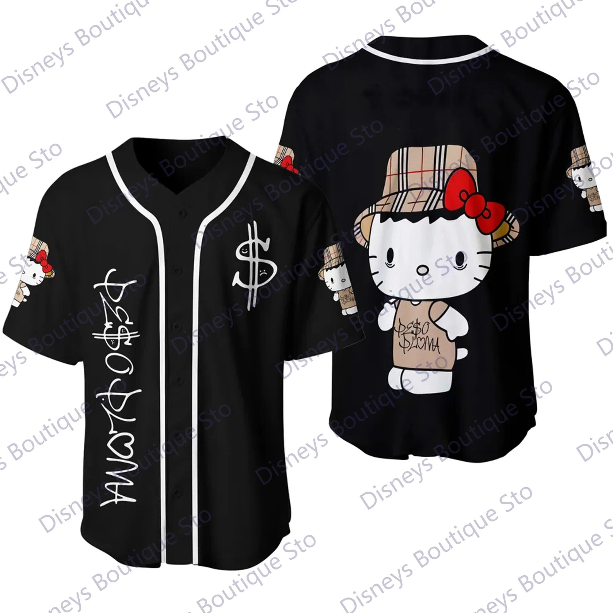 WDAIDJ Hello Kitty Baseball Jersey by MINISO Casual Sports, Ages 2-12 ...