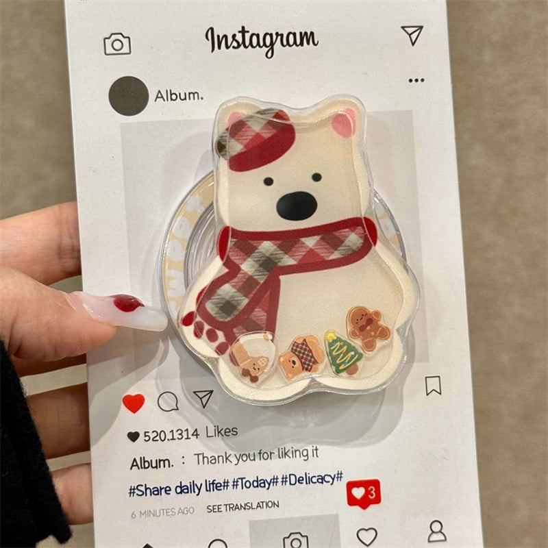 Wdaidj cute quicksand Christmas puppy for MagSafe magnetic phone ...