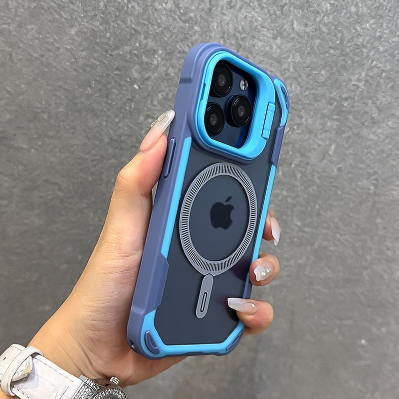 Wdaidj fold lens stand protection for MagSafe case for iPhone 11 12 13 ...