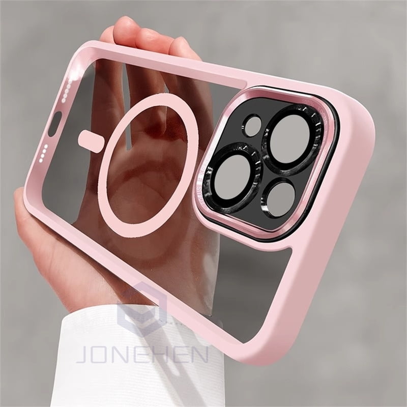 Wdaidj magnetic lens protector shockproof bumper for MagSafe wireless ...